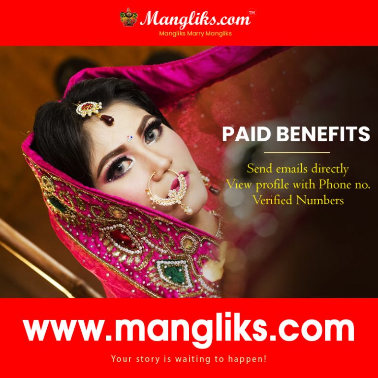 Are you a bride searching for a groom? - Manglik Matrimony